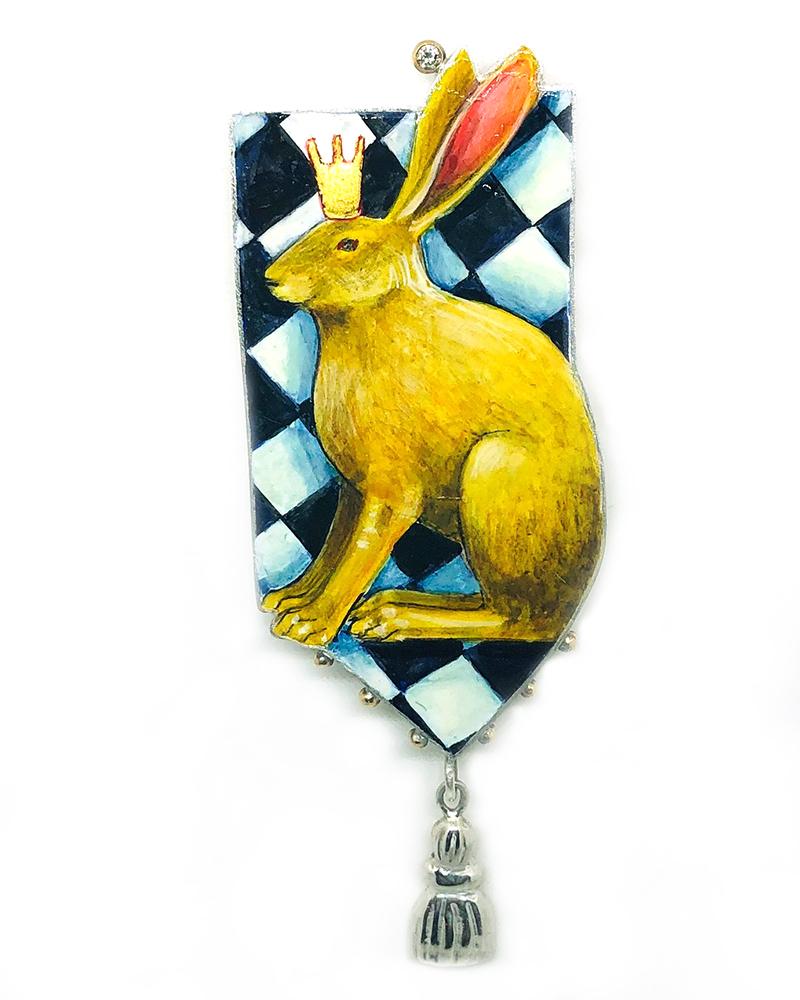Imperial Hare Brooch – Facèré Jewelry Art